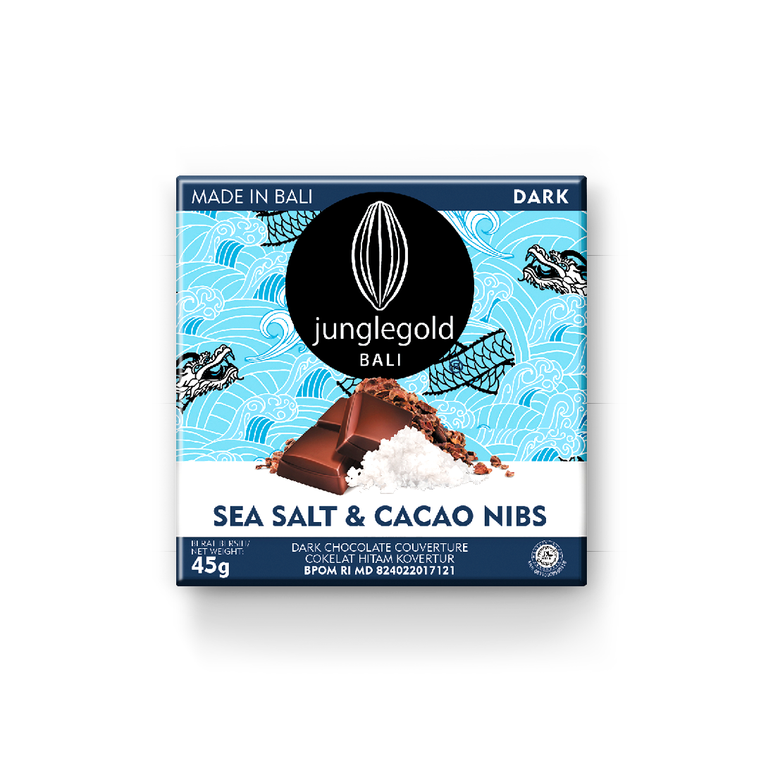 Sea Salt & Cacao Nibs by Junglegold Bali