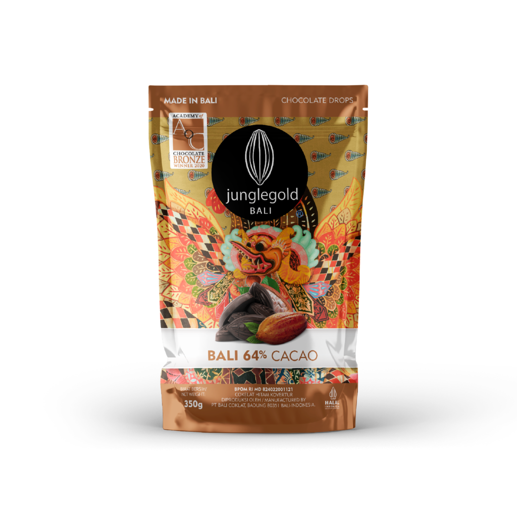 Bali 64% Cacao Drops 350g by Junglegold Bali