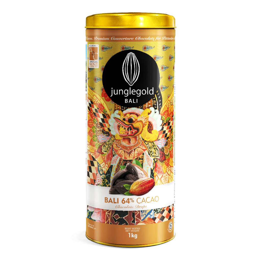 Bali 80% Cacao Drops 350g by Junglegold Bali