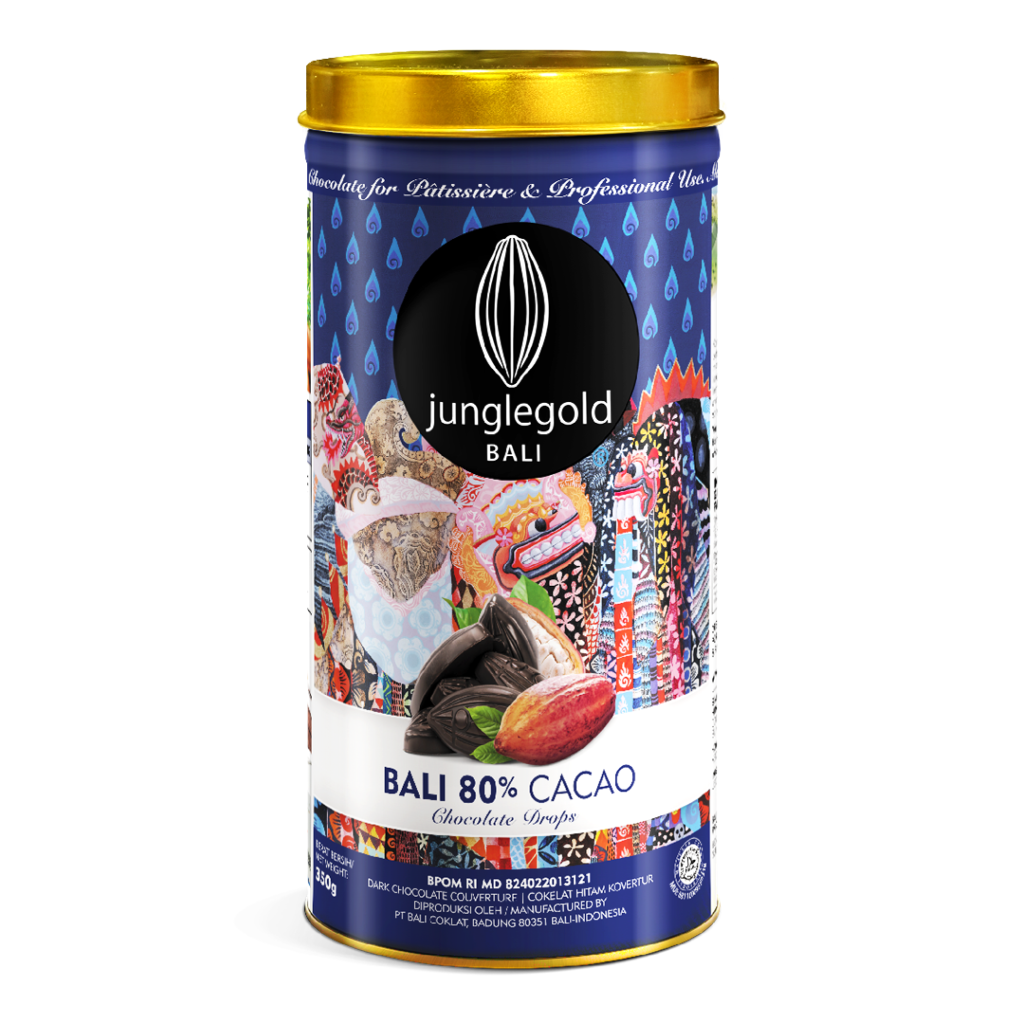Bali 64% Cacao Drops 350g by Junglegold Bali